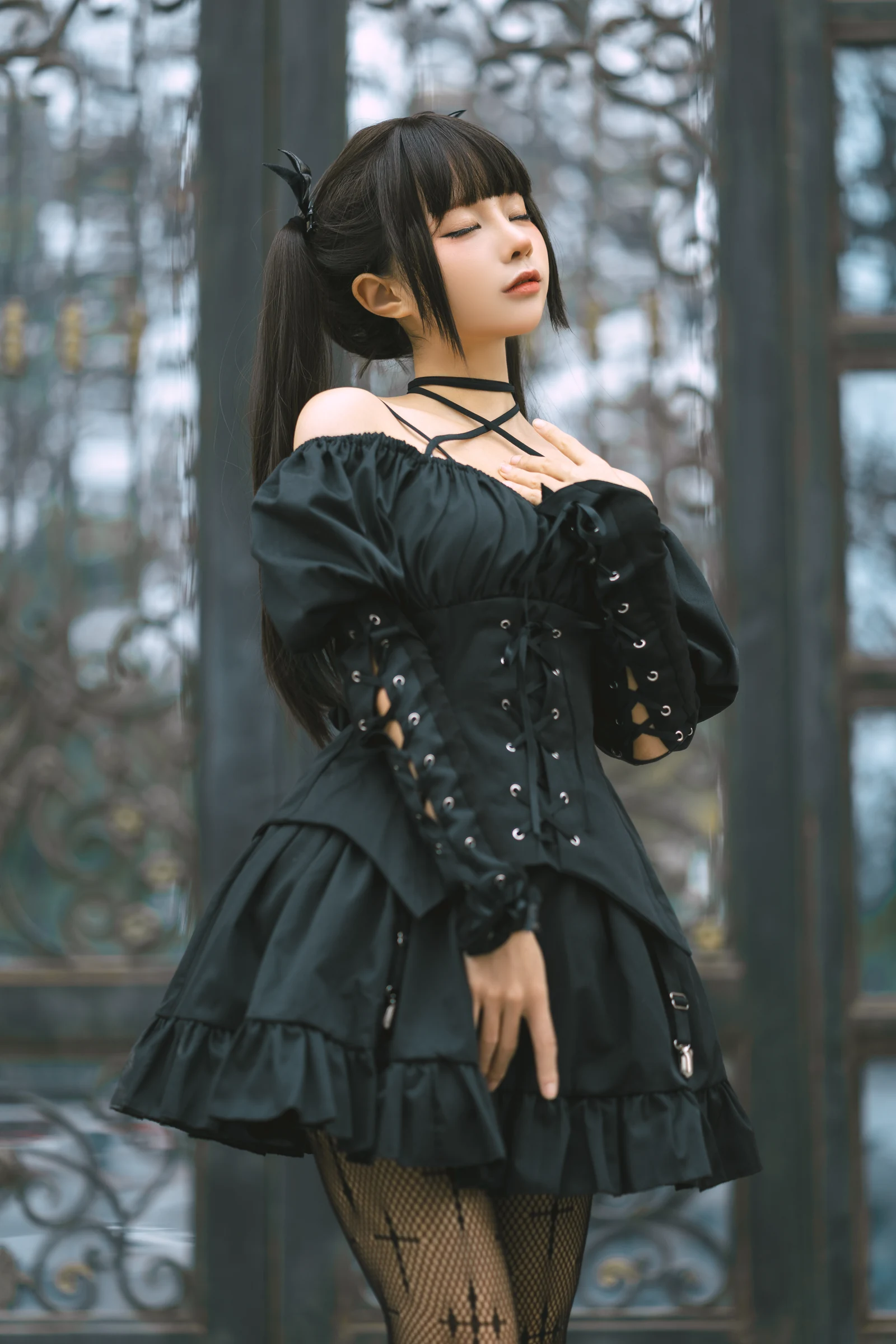 蠢沫沫 - NO.222 双马尾小恶魔 [16P-140M] | chunmomo